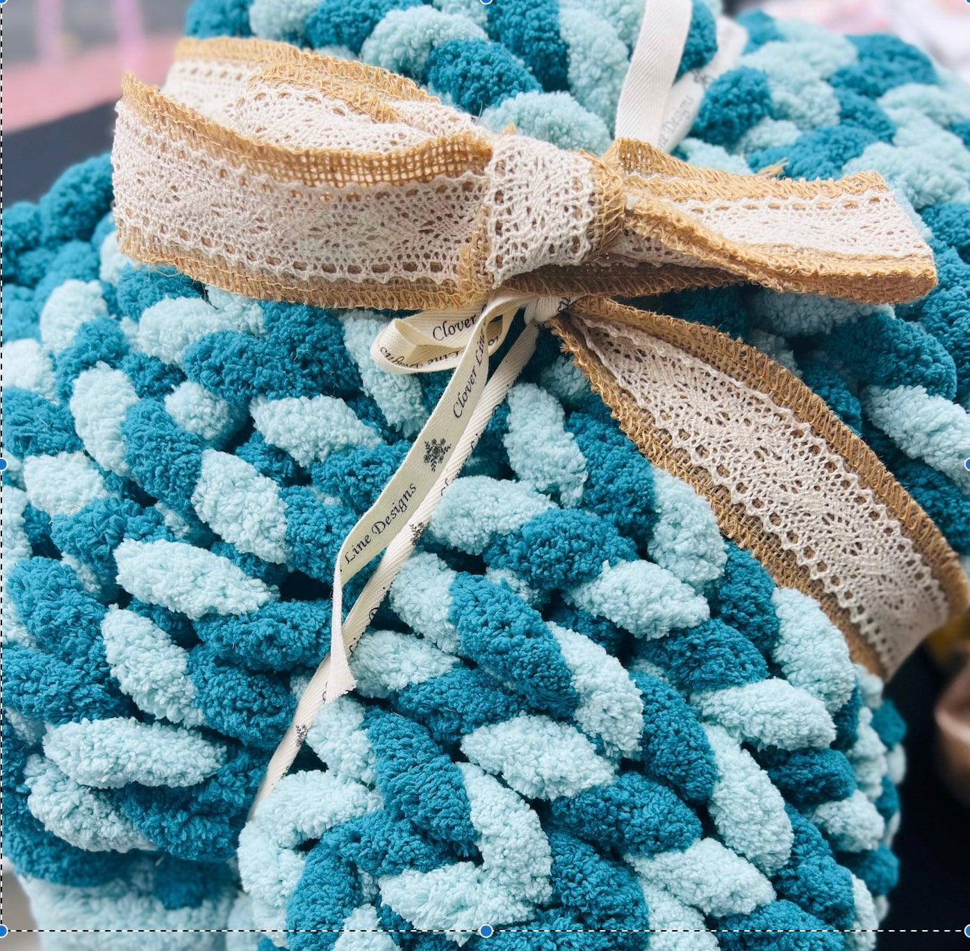 Homemade Comfortable Chunky Blankets | Clover Line Designs Boutique
